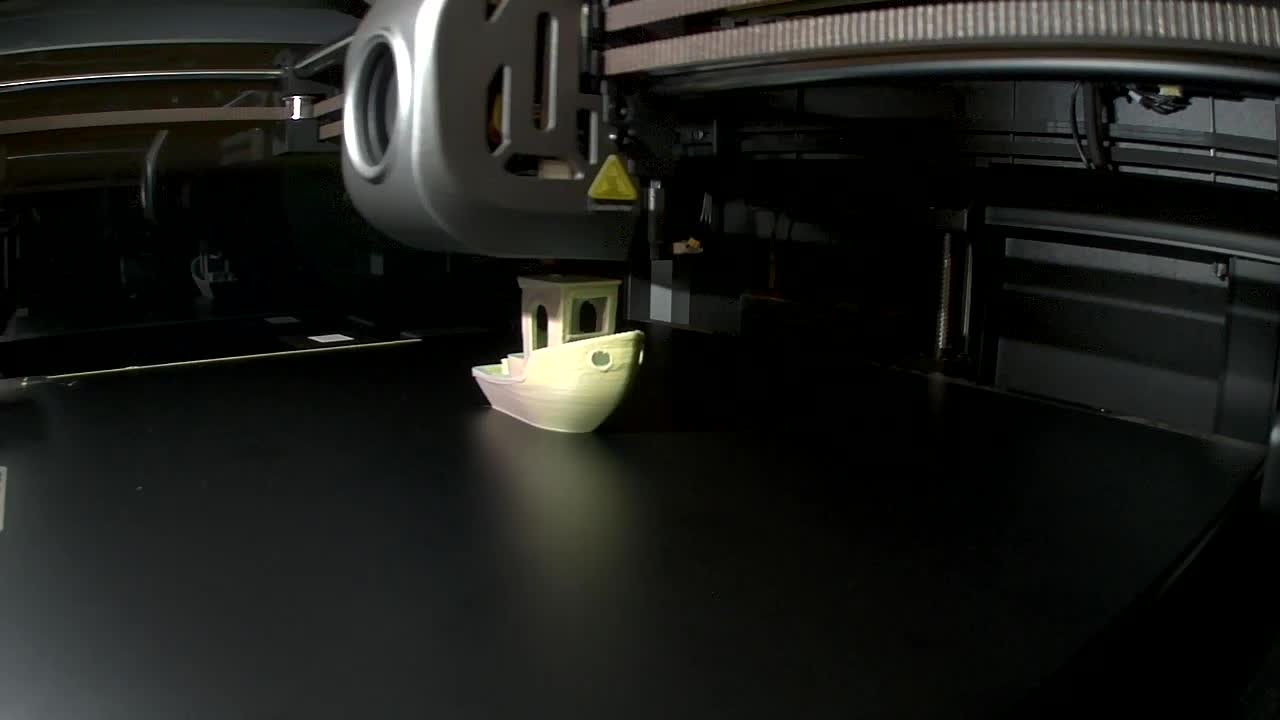 This my first print with Matte Moonstone PLA from Creality store. I ...
